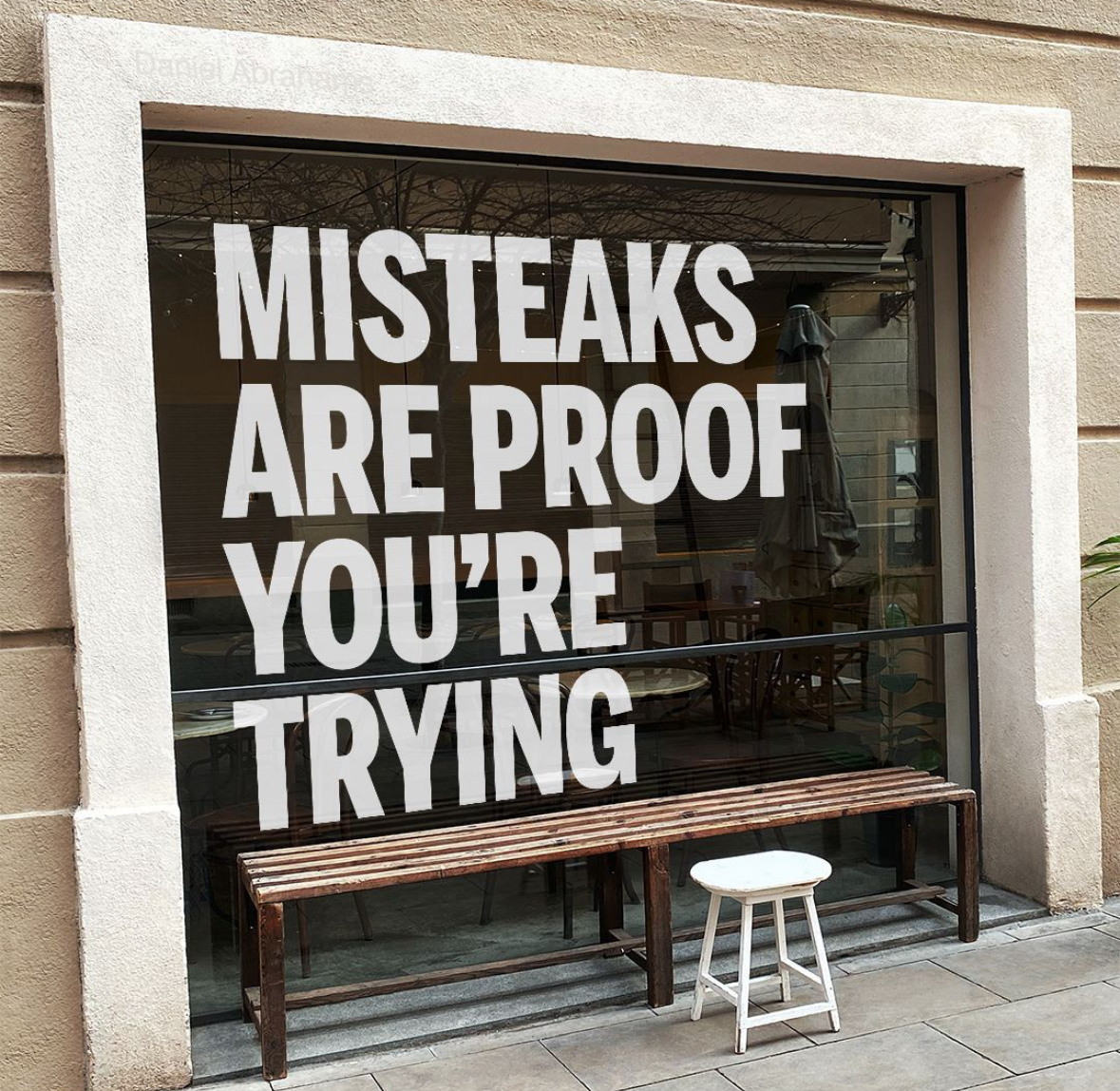 How Mistakes Show You’re on the Right Path – Kenrick Vaz