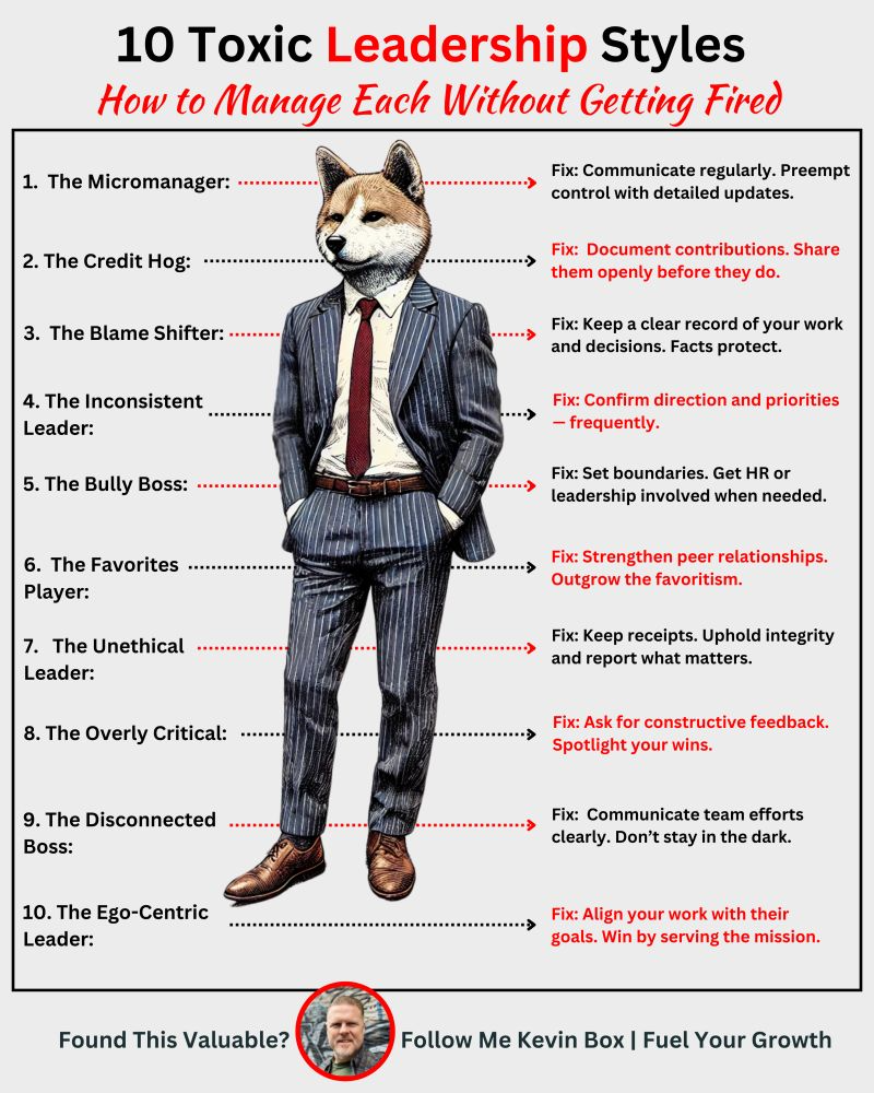 10 Toxic Leadership Styles – Kenrick Vaz