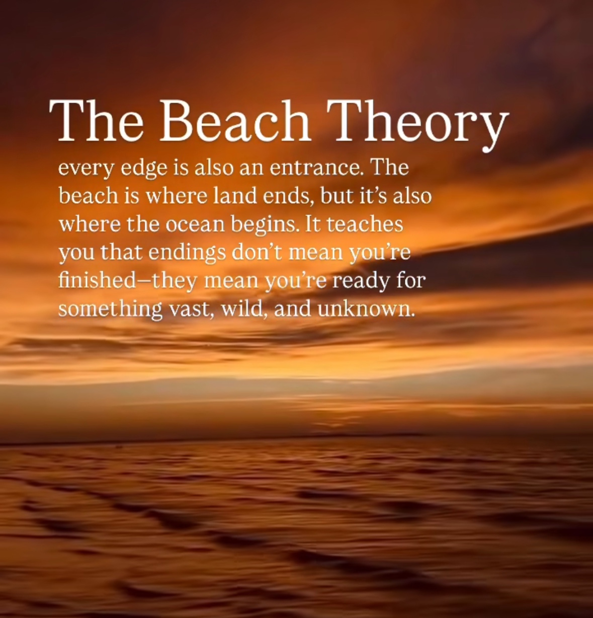 The Beach Theory – Kenrick Vaz