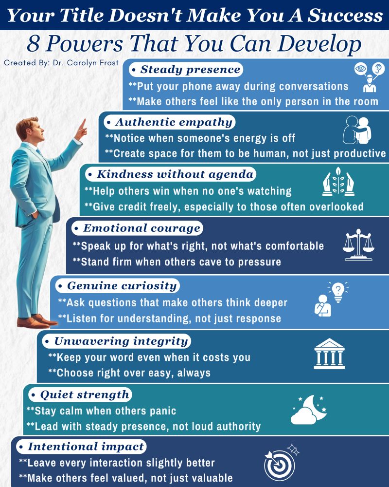 Your title doesn’t make you a success – Kenrick Vaz